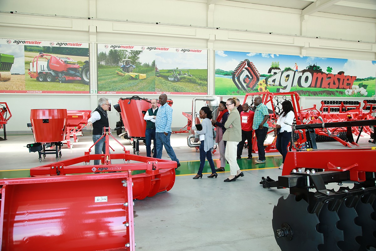 The visit of partners from Uganda to Agromaster fa...